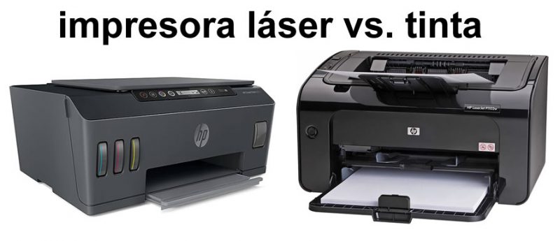 Conoce la Diferencia entre impresora láser y tinta y sus ventajas